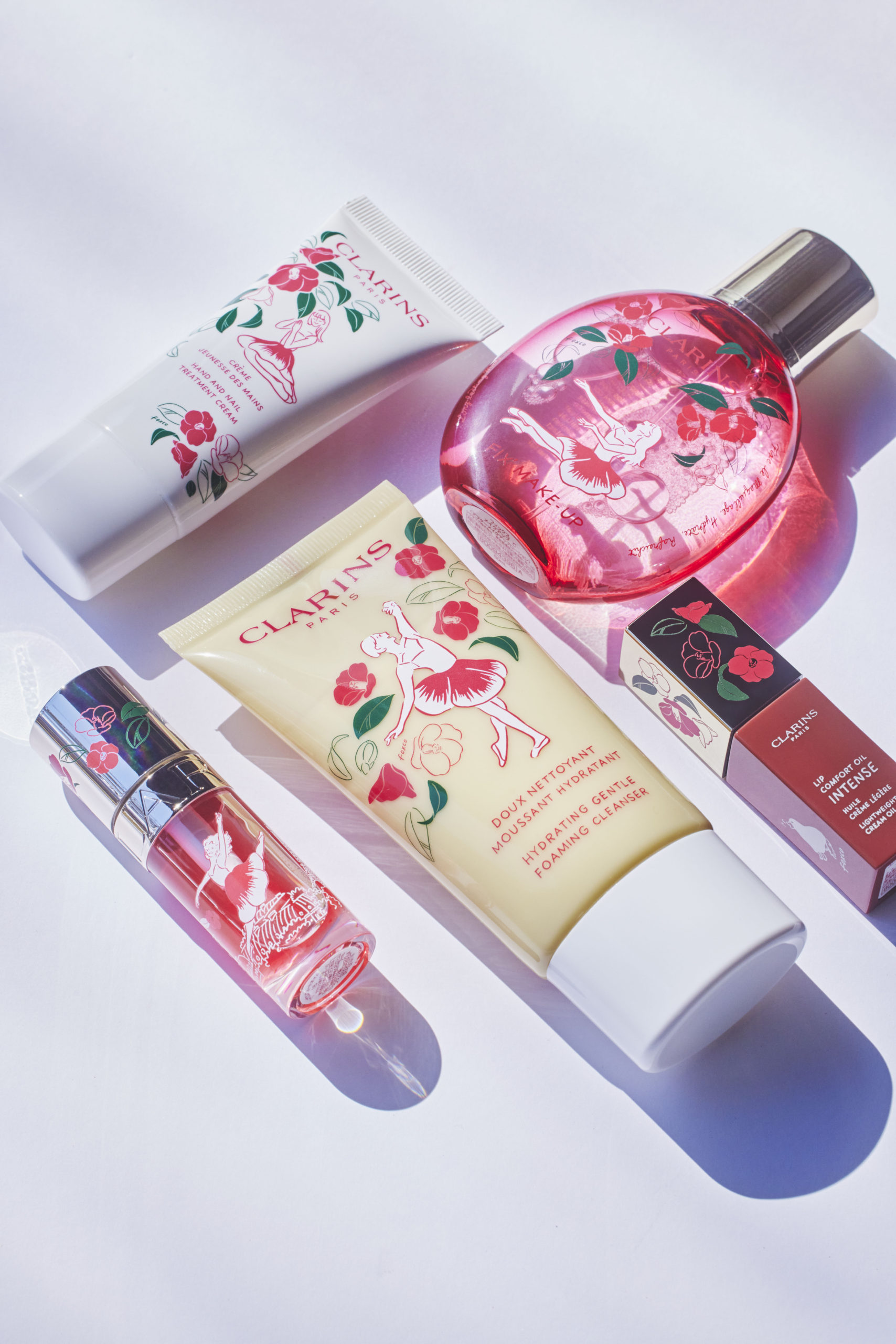 Global Campaign for CLARINS - foxco illustrations