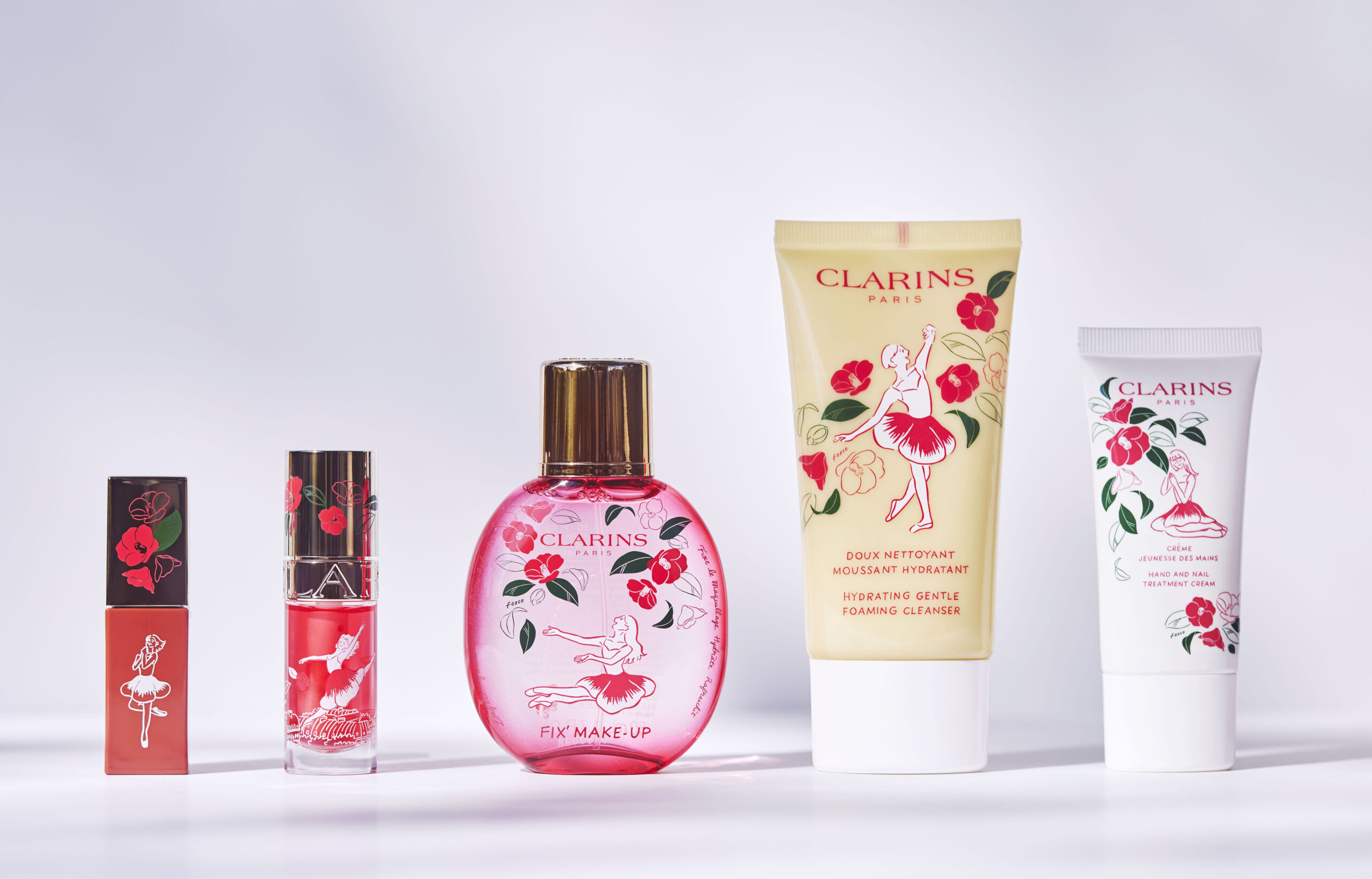 Global Campaign for CLARINS - foxco illustrations
